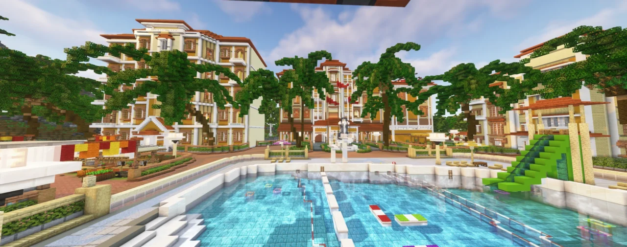 the resort hotel adventure map | Netherix Studios