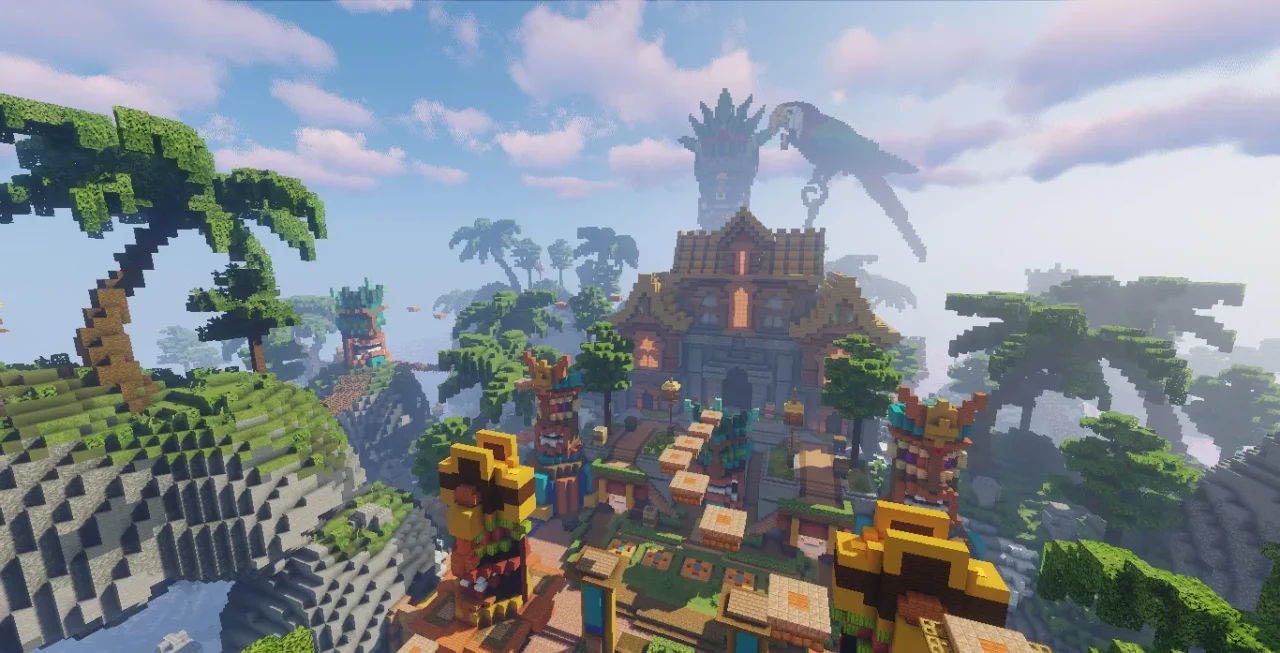 tiki island spawn | Netherix Studios