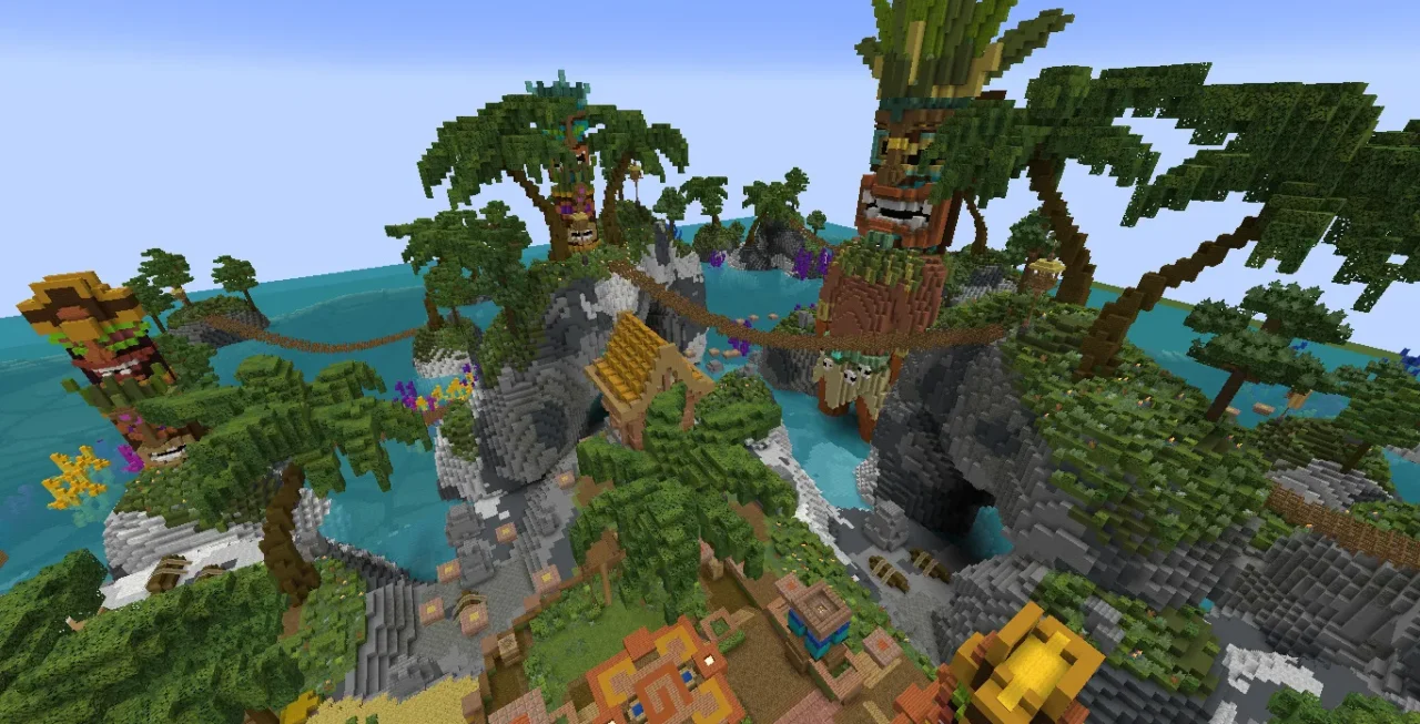 tiki island spawn | Netherix Studios