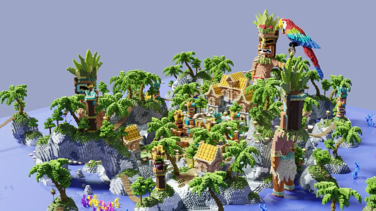 tiki island spawn | Netherix Studios